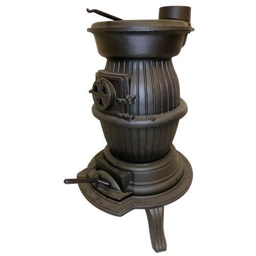 Sarsden Cast Iron Pot Belly Wood Heater — Bare Outdoors
