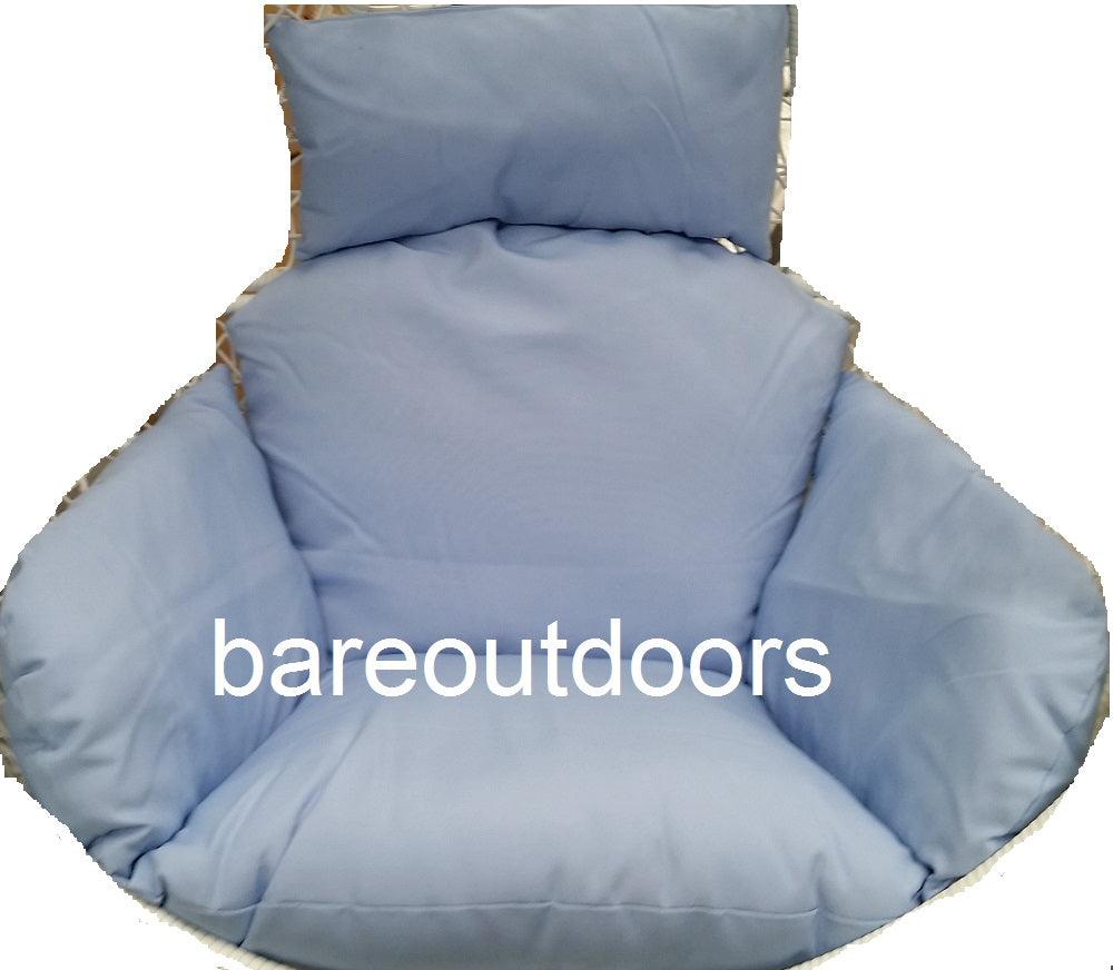 Outdoor Hanging Swing Pod Chair Cushions - Light Blue — Bare Outdoors